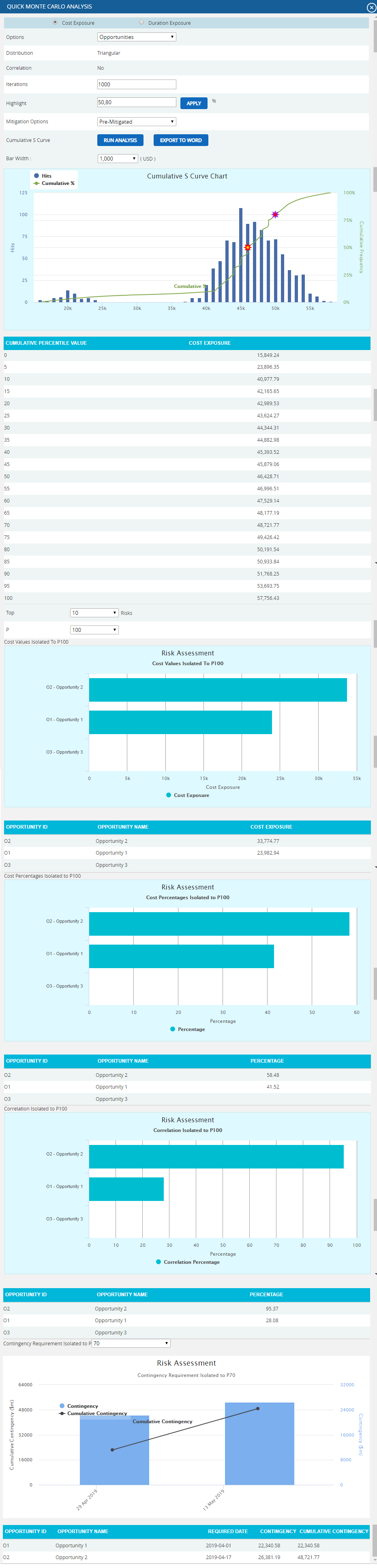 Spreadsheet View (Opportunities) – PRC Software